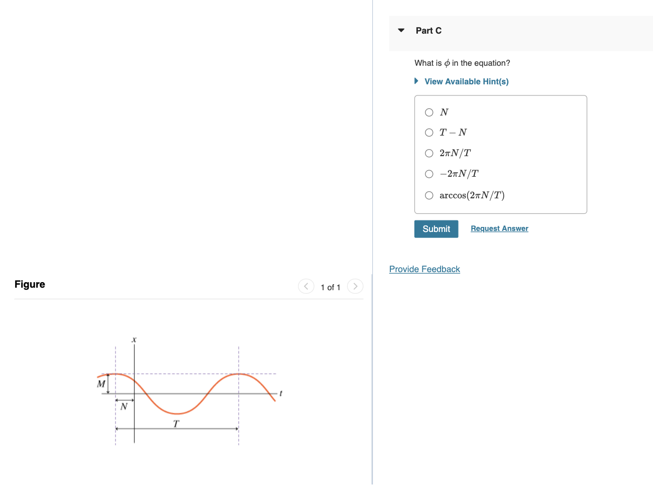 Solved code class="asciimath">Part C What is \phi in the | Chegg.com