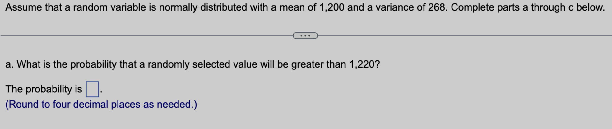 Solved Assume that a random variable is normally distributed | Chegg.com