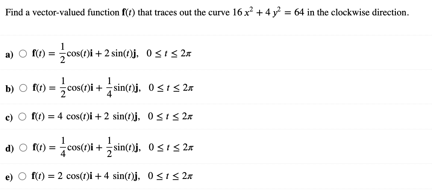 Solved Find a vector-valued function f(t) that traces out | Chegg.com