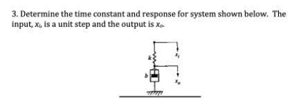 Solved 3. Determine the time constant and response for | Chegg.com