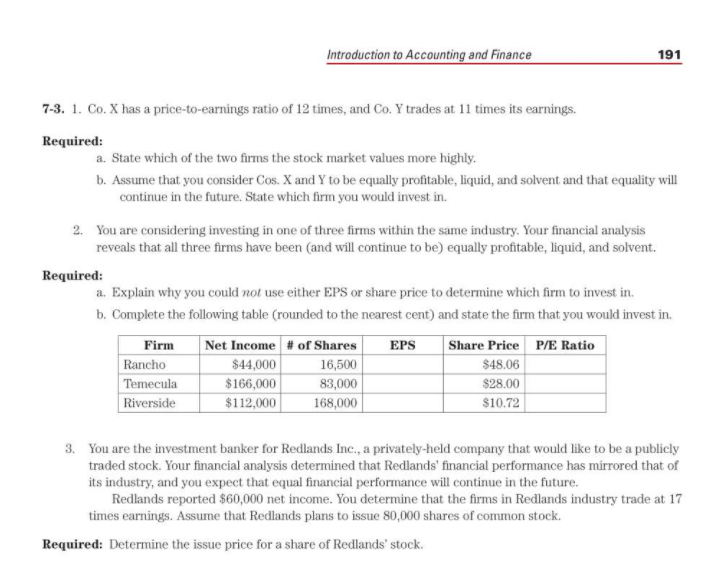 Solved Solution to Chapter 7 Comprehensive Problems | Chegg.com