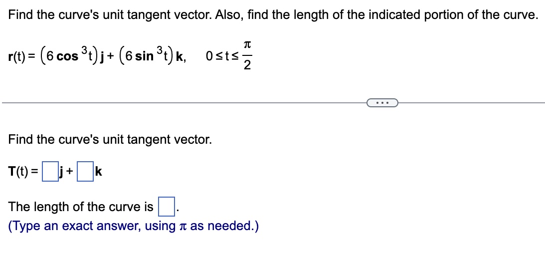 Solved Find the curve's unit tangent vector. Also, find the | Chegg.com