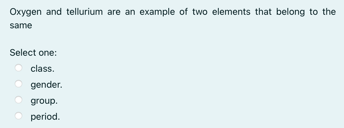 Classify the substance from the drop-down list as | Chegg.com