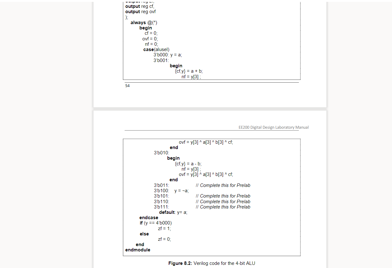 Solved Table 8.1: ALU operation codes (opcodes). Alusel | Chegg.com