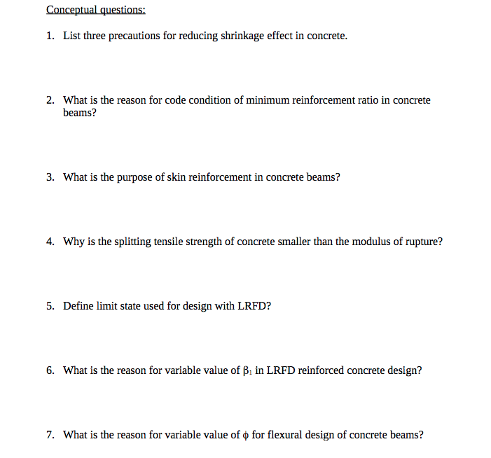 Solved Conceptual questions: 1. List three precautions for | Chegg.com