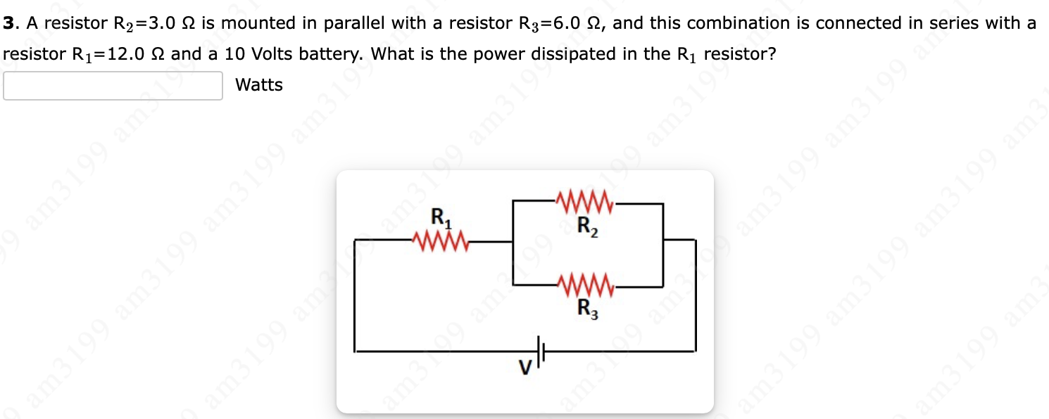 Solved A resistor R_(2)=3.0\Omega is mounted in parallel | Chegg.com