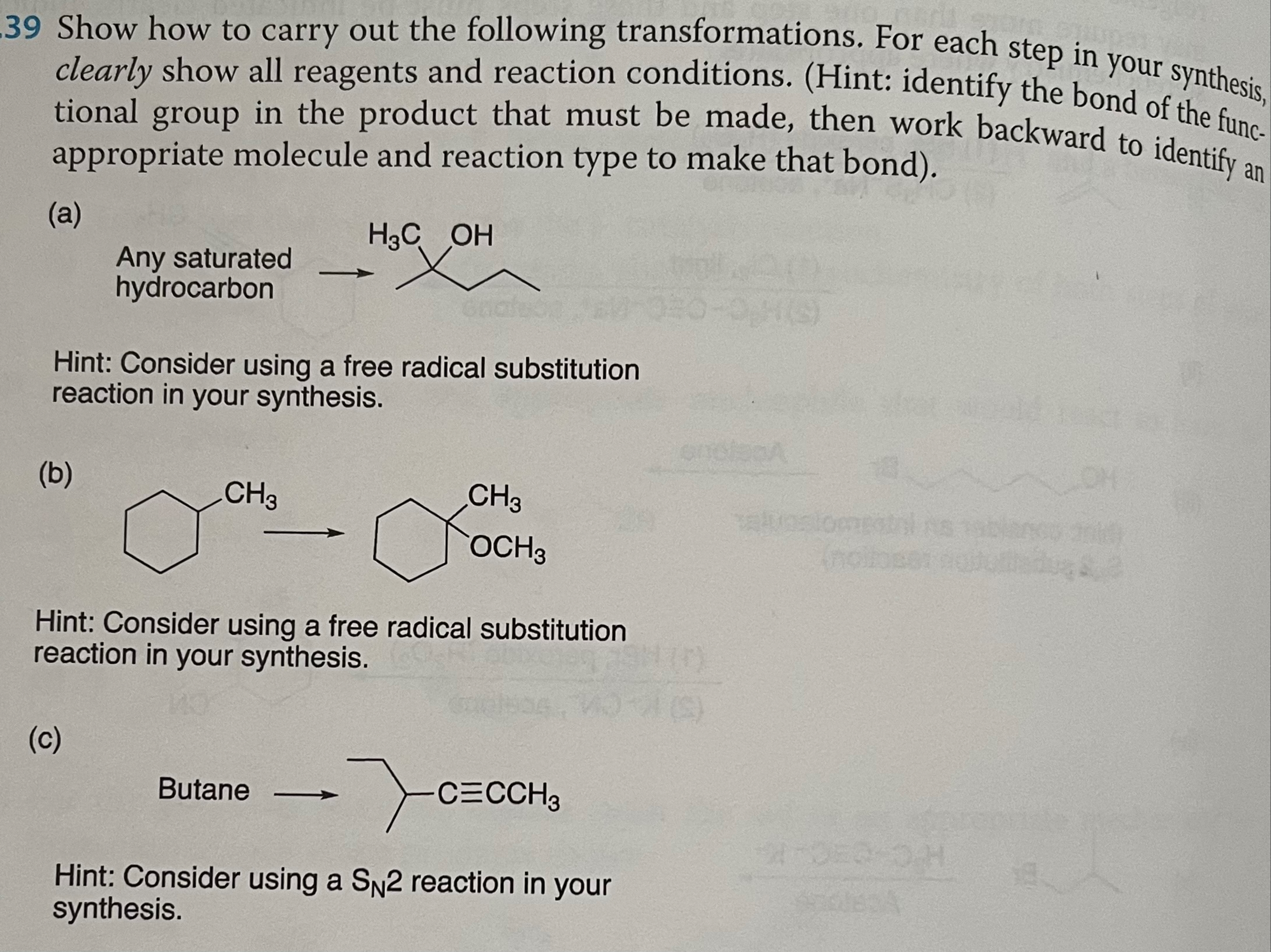 Solved Show how to carry outs the following transformations. | Chegg.com