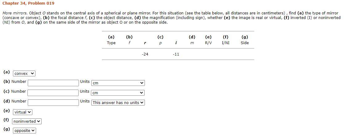 Solved Chapter 34, Problem 019 More mirrors. Object O stands | Chegg.com