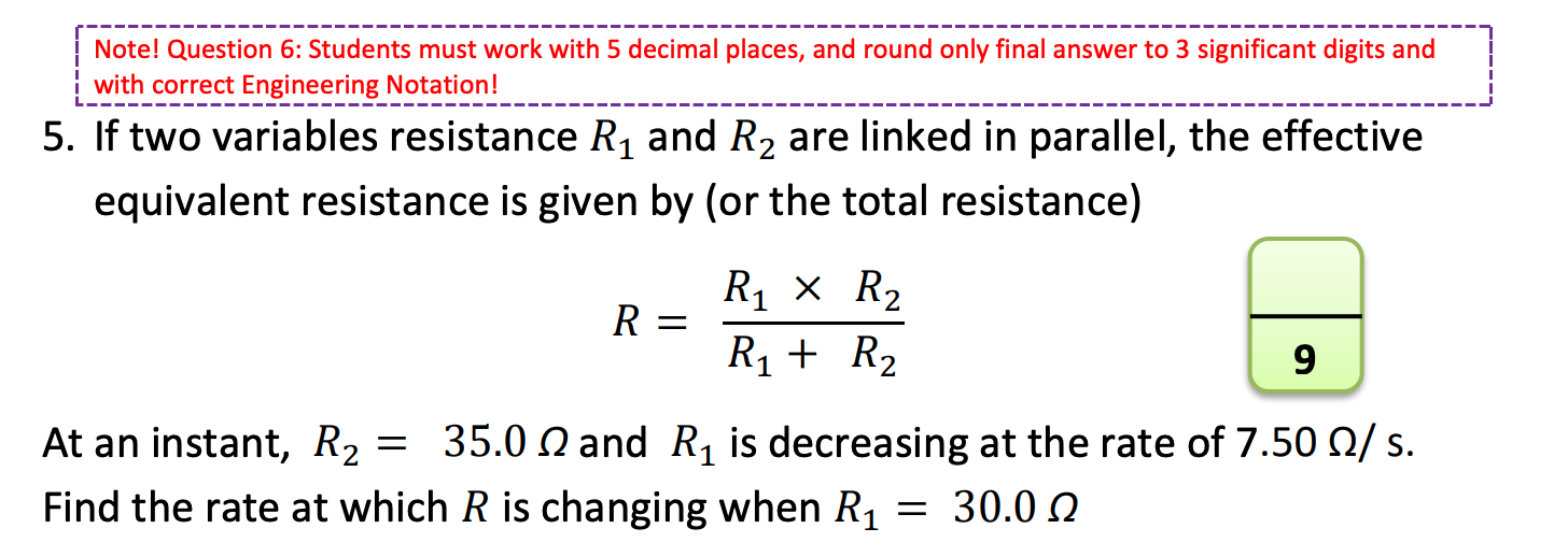 Solved Note! Question 6: Students must work with 5 decimal | Chegg.com
