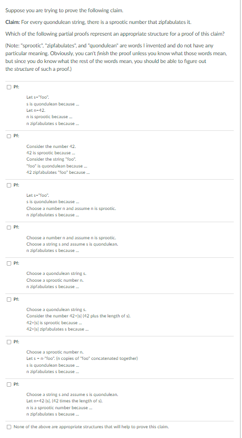 Solved Question 1 3 pts Suppose you are trying to prove the | Chegg.com