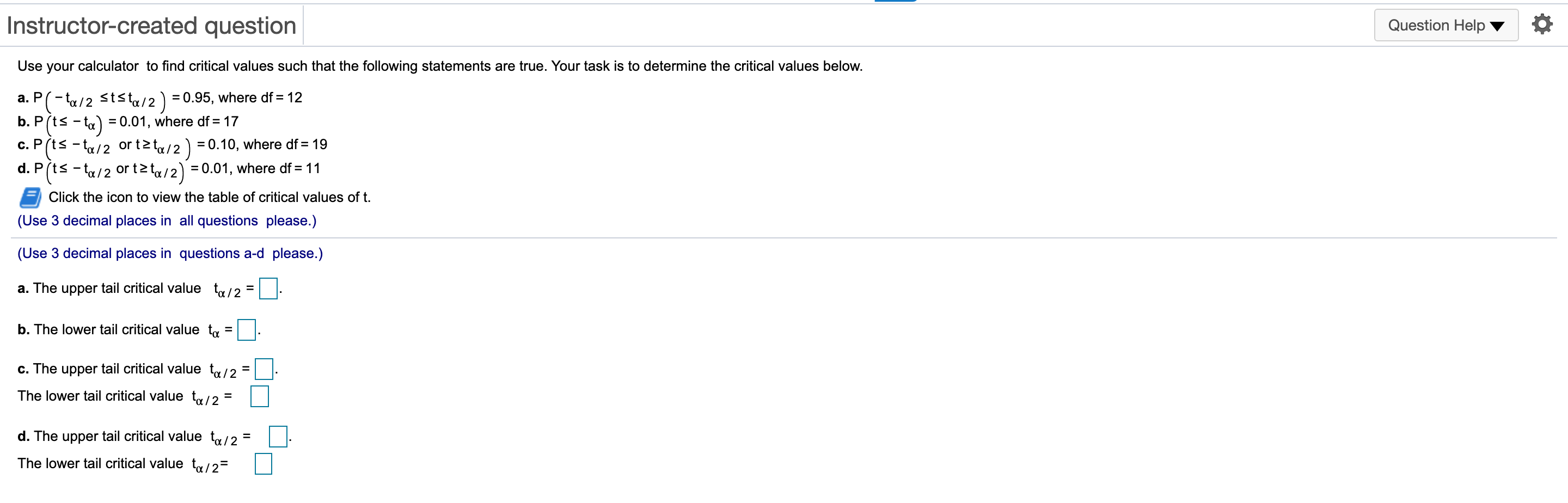Solved Instructor-created question Question Help Use your | Chegg.com