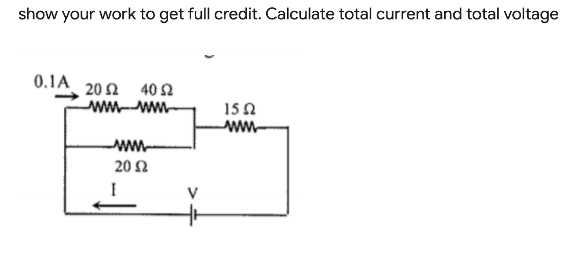 Solved show your work to get full credit. Calculate total | Chegg.com