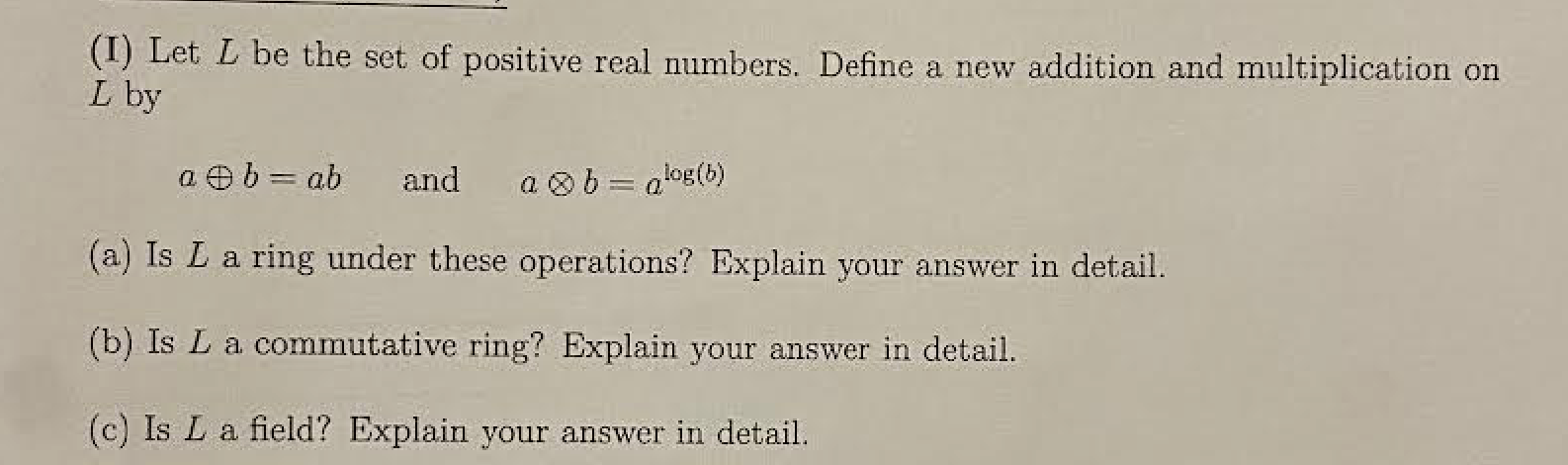 Solved Please write proper mathematical proofs. This is for | Chegg.com