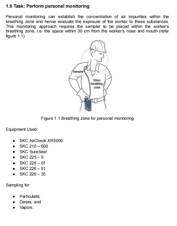 TITLE: CHEMICAL MONITORING 1.0 Introduction Chemicals | Chegg.com