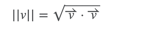 Solved ||v|| = VÌ. Ū | Chegg.com