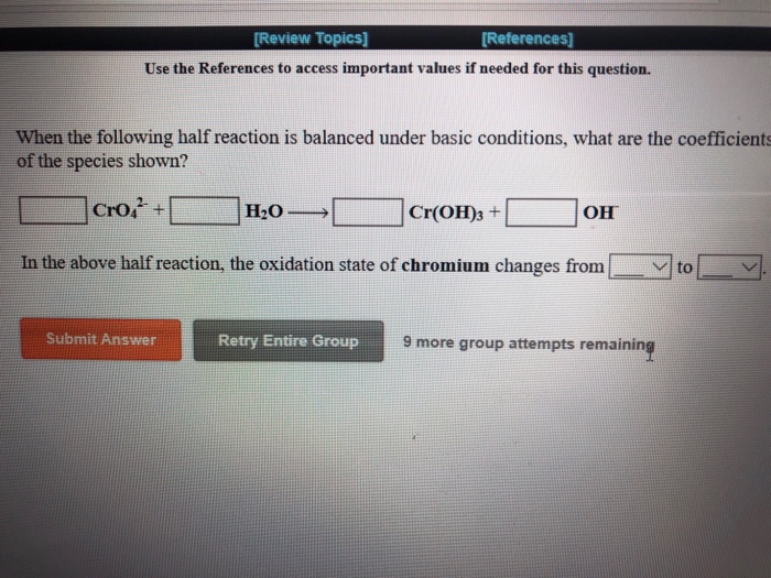 Solved [Review Topics] References) Use the References to | Chegg.com