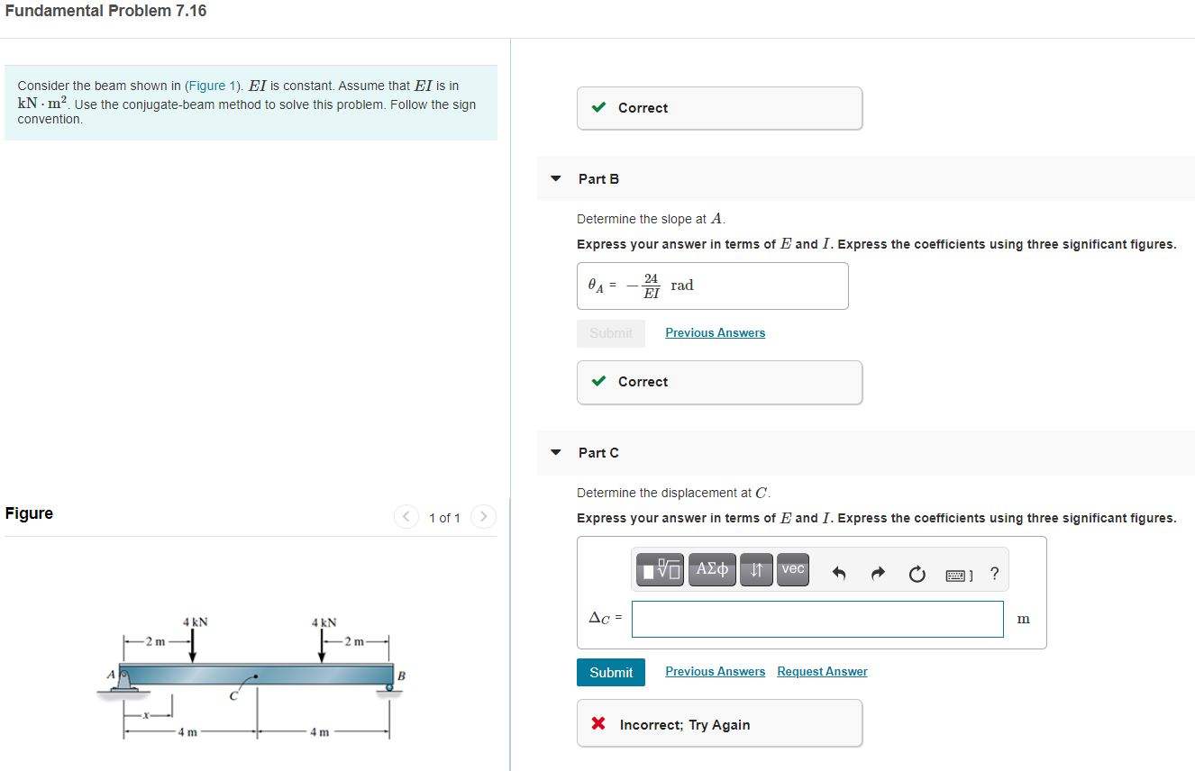 Solved Fundamental Problem 7.16 Consider the beam shown in | Chegg.com
