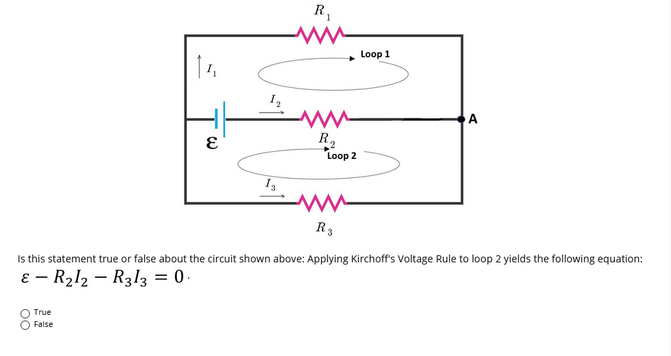 Solved R Loop 1 111 12 А I w R Loop 2 13 www R3 Is this | Chegg.com