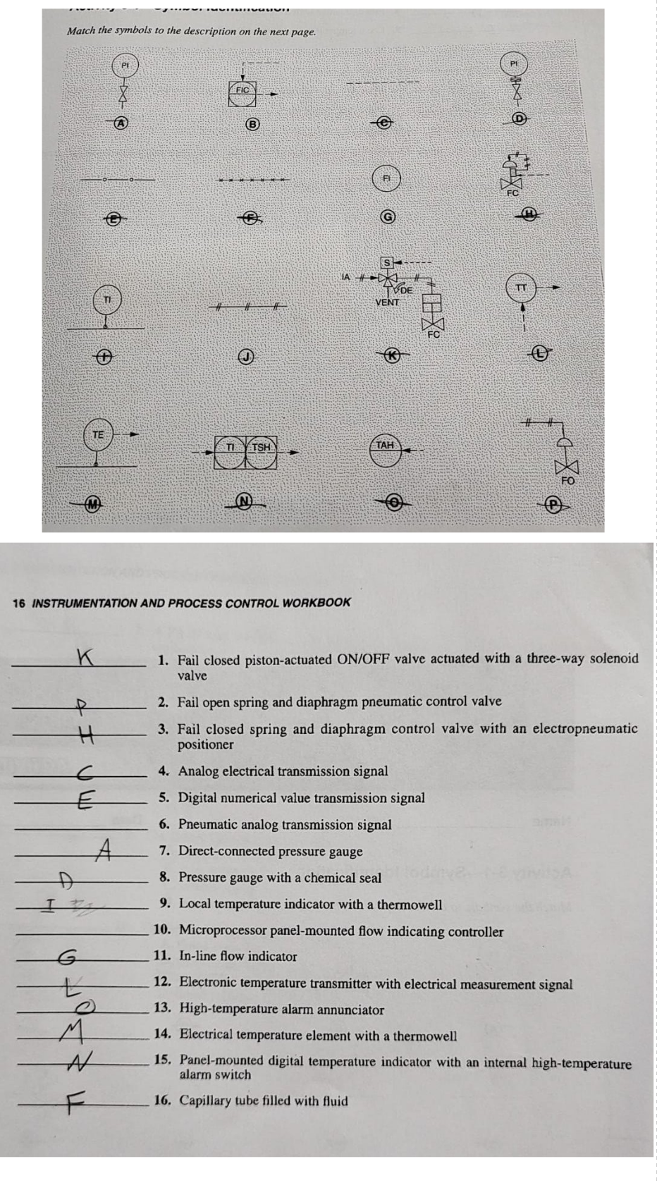 Solved 16 ﻿INSTRUMENTATION AND PROCESS CONTROL | Chegg.com