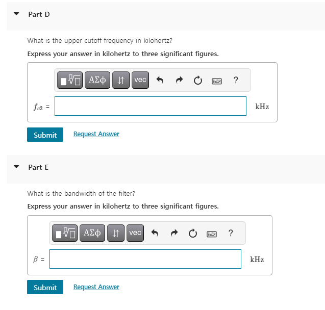 Solved Use a 24 nFnF capacitor to design a series RLC | Chegg.com