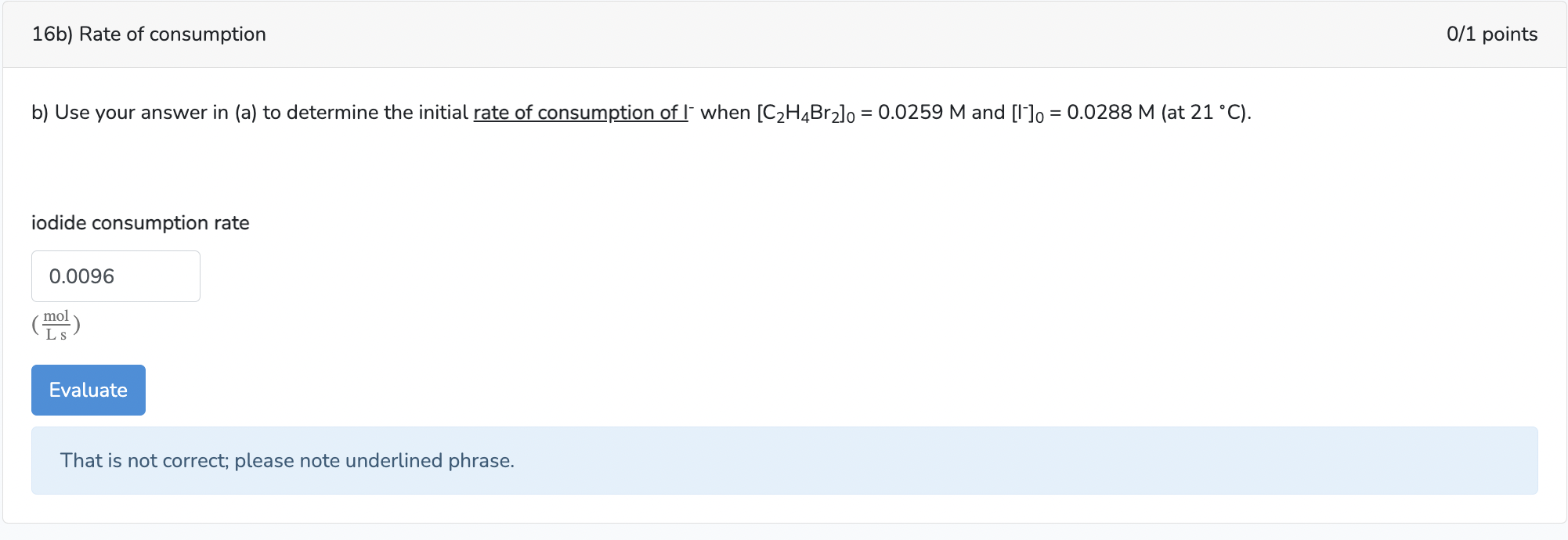 Solved 16a) Comprehensive problem The reaction below was | Chegg.com