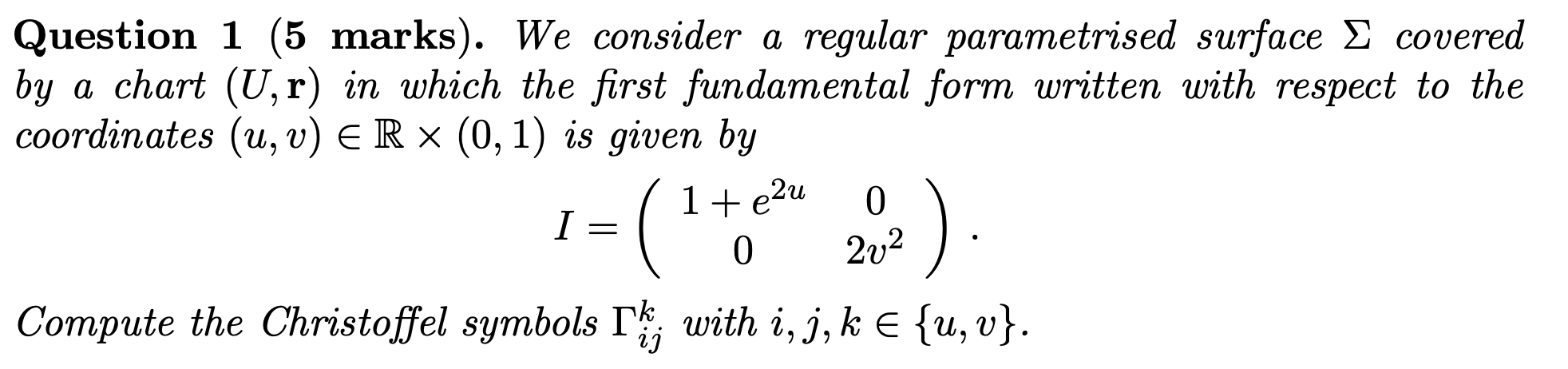 Solved Question 1 (5 marks). We consider a regular | Chegg.com