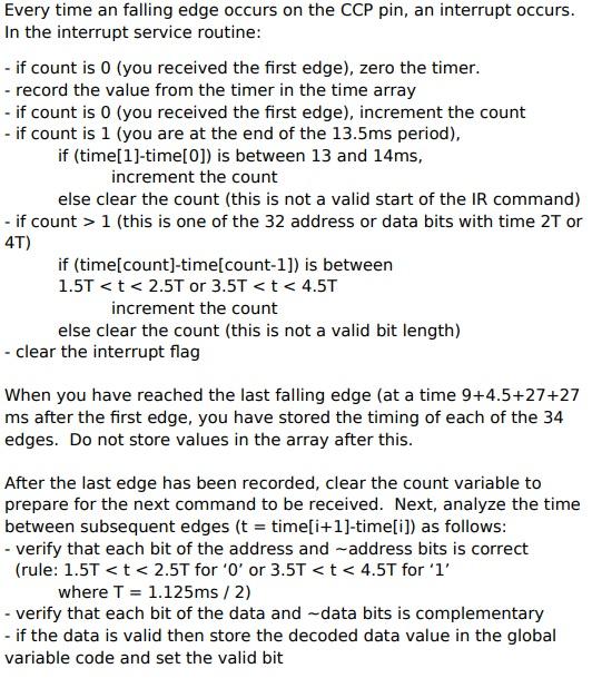 Every time an falling edge occurs on the CCP pin, an | Chegg.com