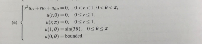 Solved 1. Solve each of the following boundary value | Chegg.com