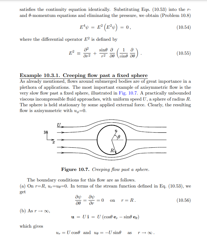 Creeping flow or Stokes flow is a category of fluid | Chegg.com