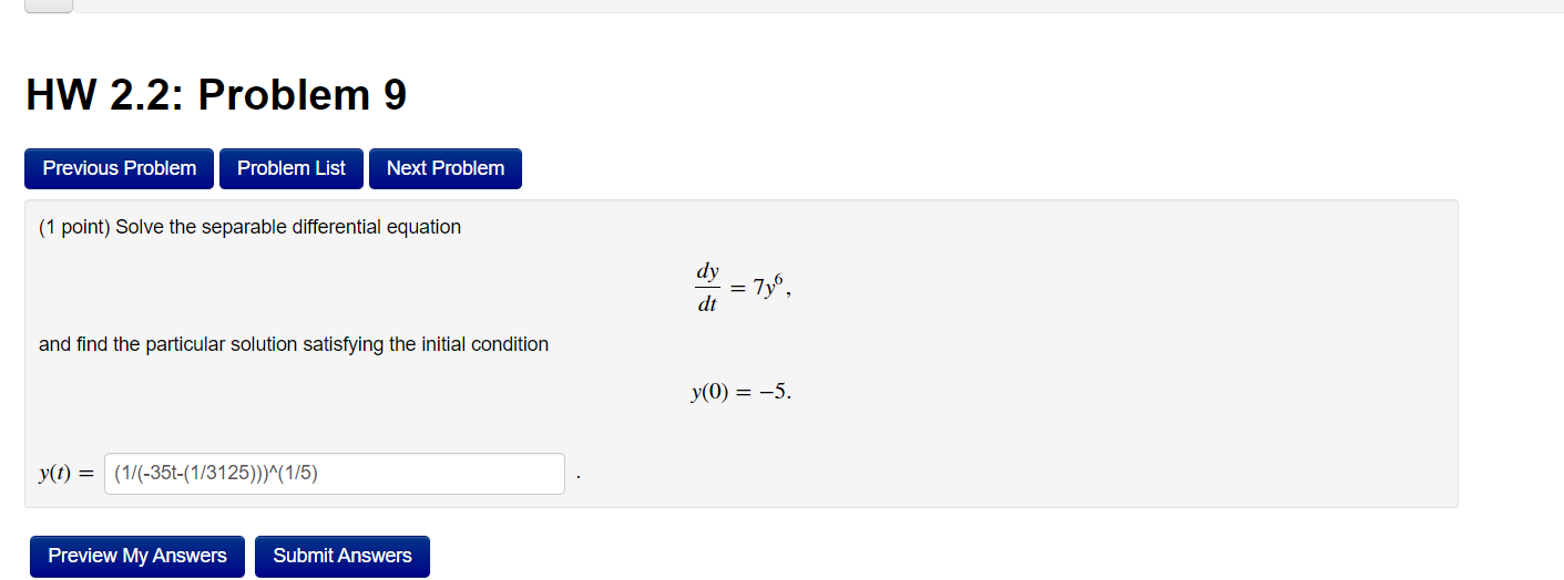 Solved HW 2.2: Problem 9 Previous Problem Problem List Next | Chegg.com