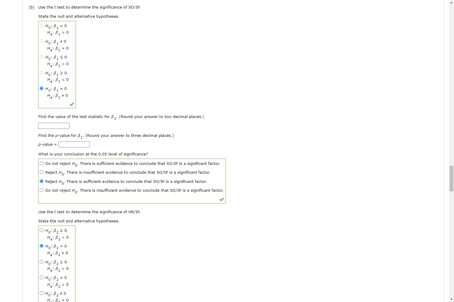 Do not reject H0. There is insufficient evidence to | Chegg.com