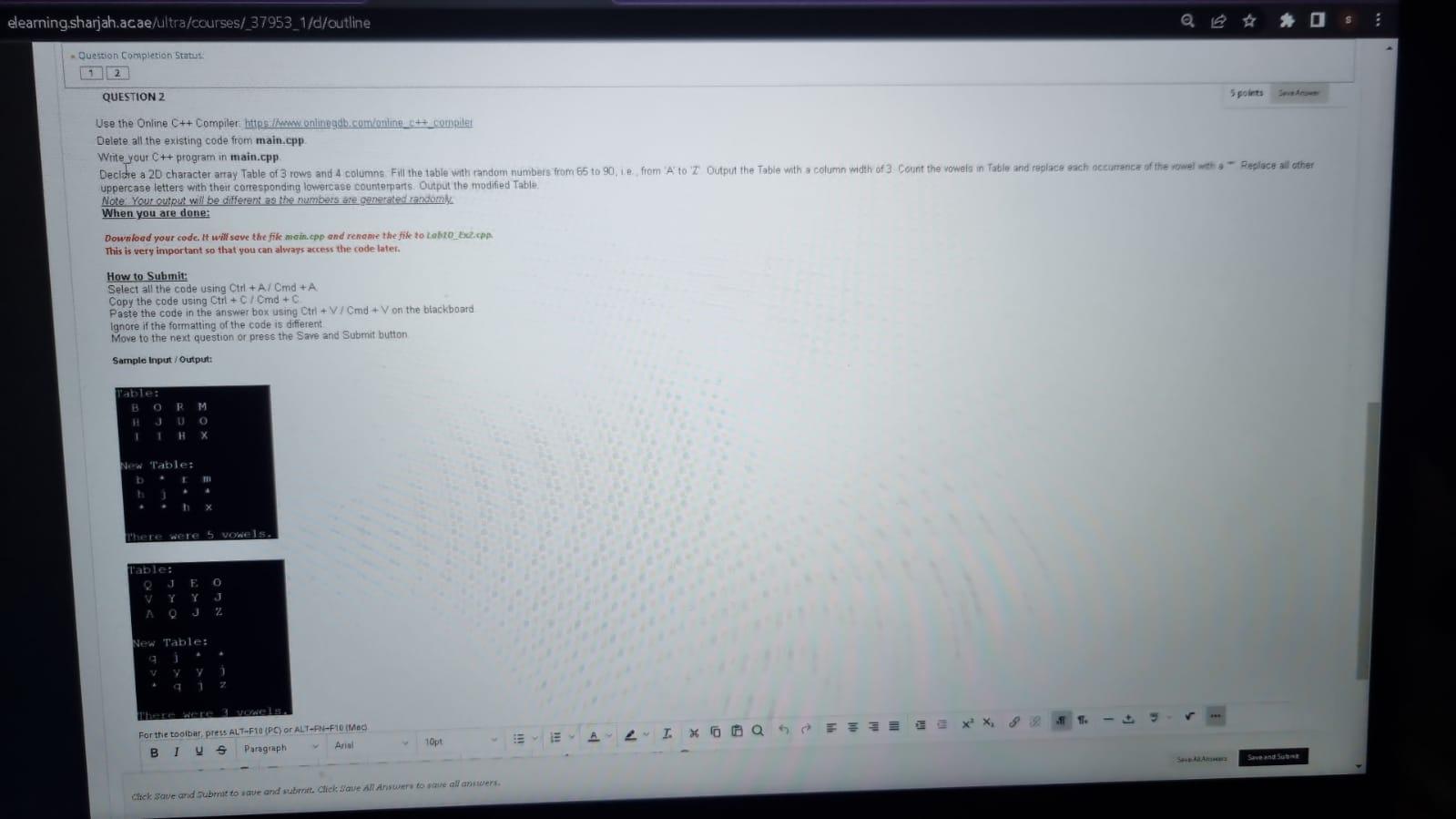 Solved elearning sharjah.acae ultra courses/ | Chegg.com