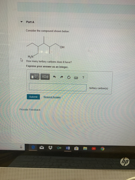 Solved Part A Consider the compound shown below он H2N How | Chegg.com