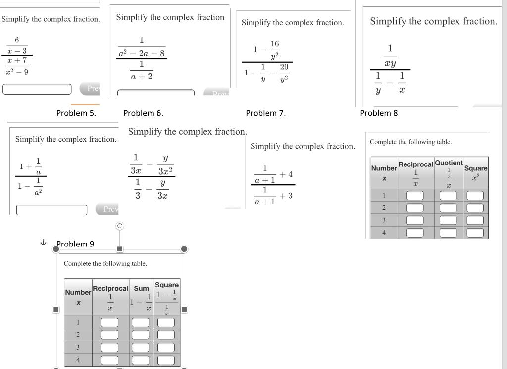 Solved Simplify the complex fraction. Simplify the complex | Chegg.com