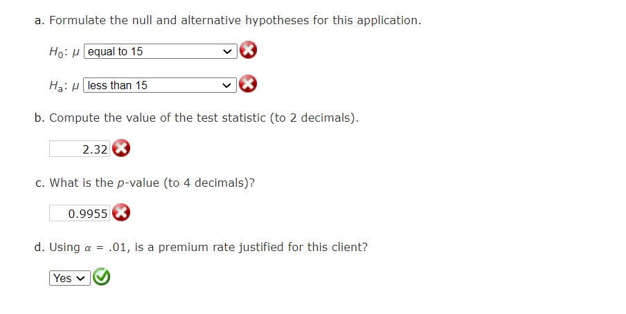 Solved a. Formulate the null and alternative hypotheses for | Chegg.com