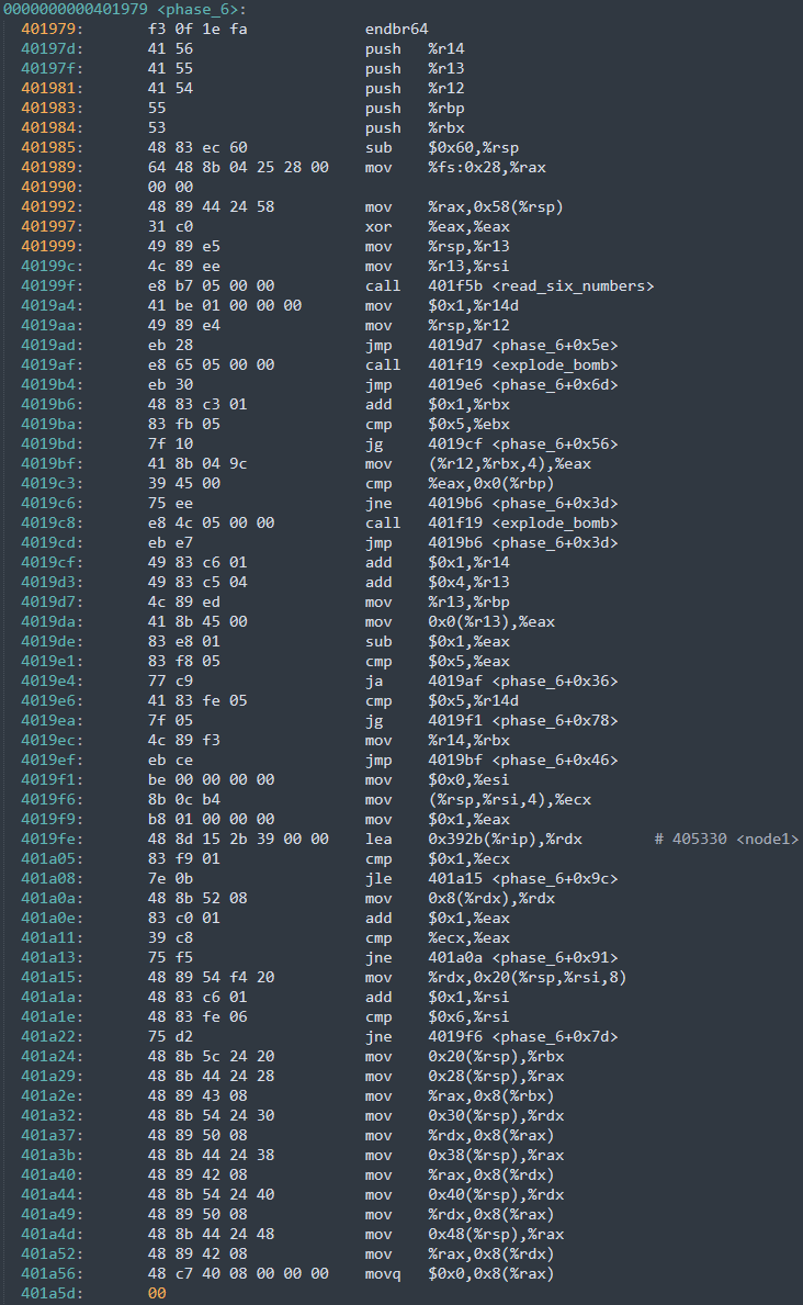 Solved this is a phase of a binary bomb, I need help finding | Chegg.com