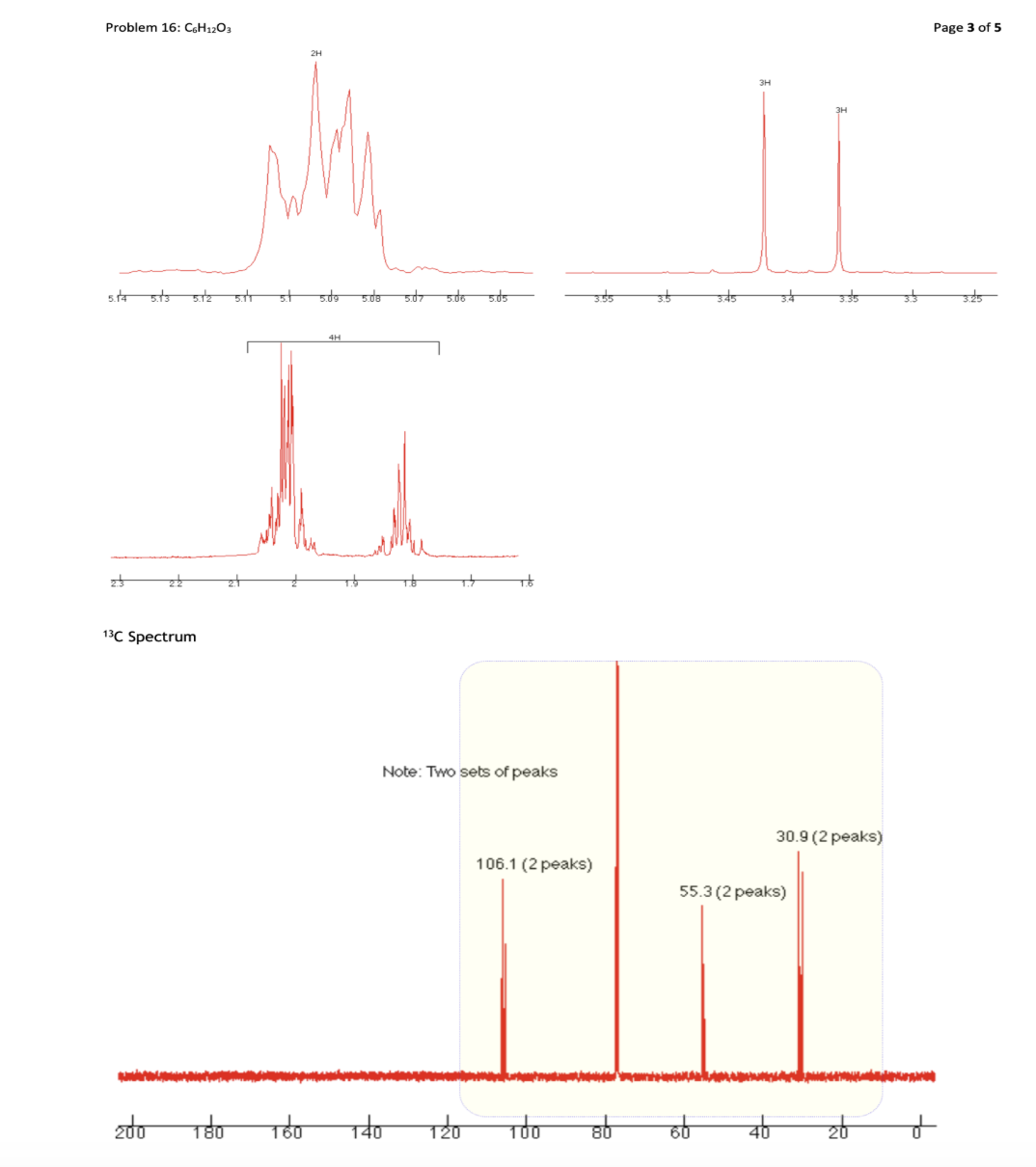 What is the molecular structure for C6H12O3 ﻿based on | Chegg.com