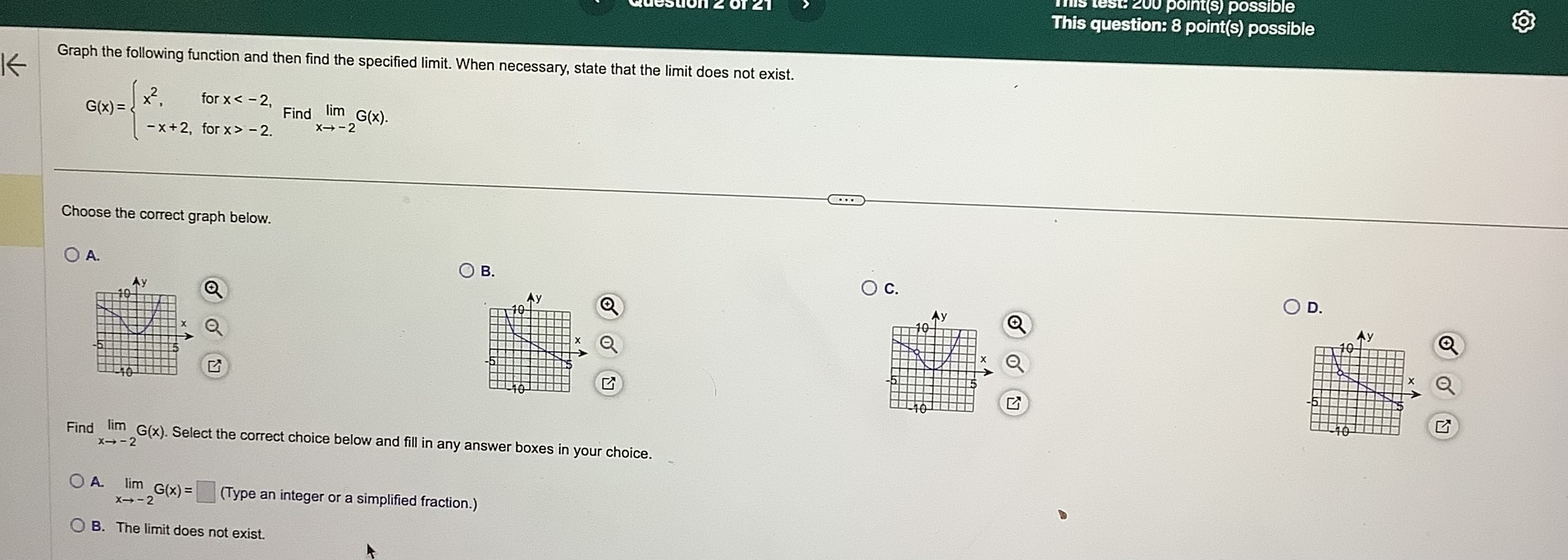 Solved This Question 8 Points Possible Graph The 