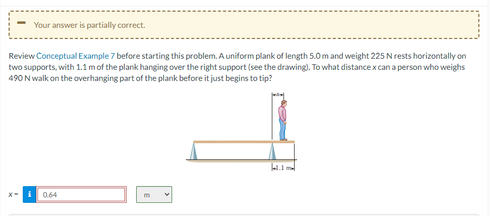 Solved Review Conceptual Example 7 before starting this | Chegg.com