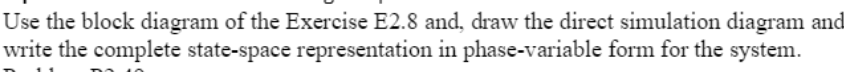 Solved The Exercise E2.8 already solved and the solution can | Chegg.com