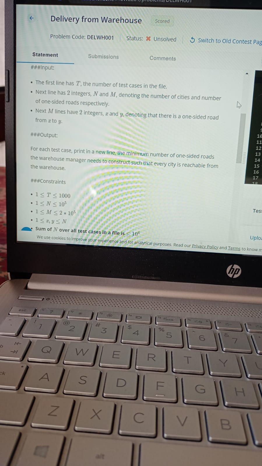 Solved \#\#\# \#statement: A warehouse will deliver parcels | Chegg.com