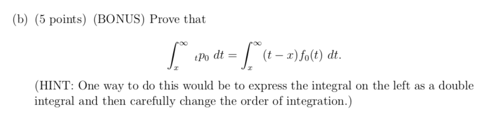 2 15 Points Recall The Complete Expectation Of