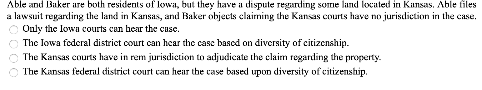 Solved Which of the following is an example of using a long | Chegg.com