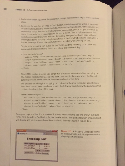 Solved Javajam Coffee House See Chapter 2 for an | Chegg.com