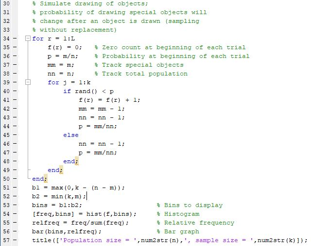Solved 5 Hypergeometric Random Variable 1. Download the file | Chegg.com
