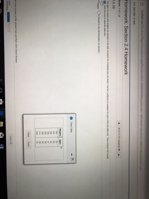 Solved Homework Section 2 4 Homework Score 0 Of 1 Pt 4 48