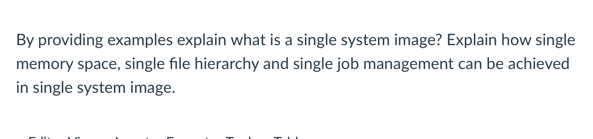 Solved By providing examples explain what is a single system | Chegg.com