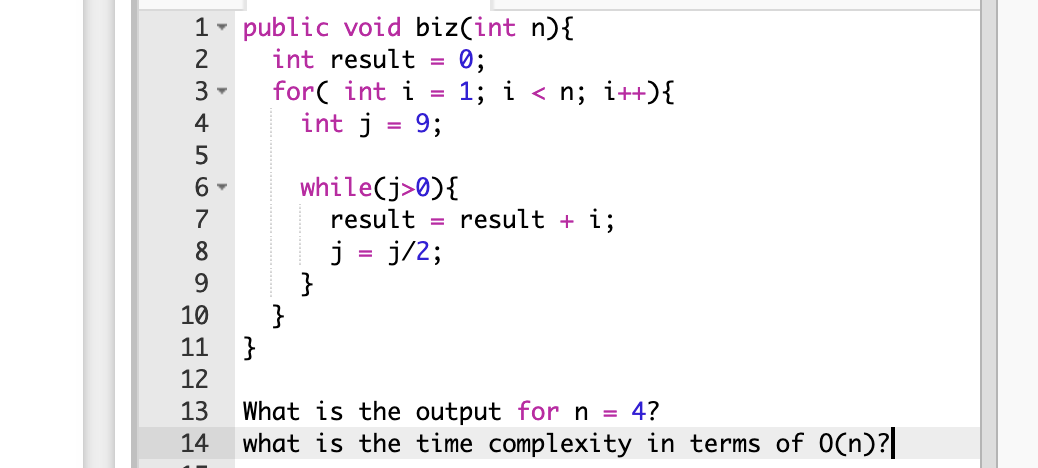 Solved JAVA w/ explanation... | Chegg.com