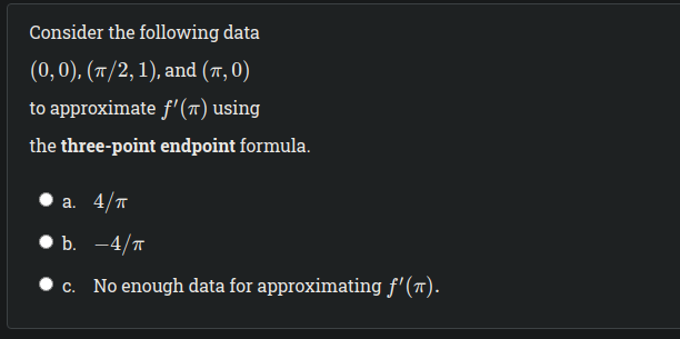 Solved Consider the following data (0,0), (1/2,1), and (1,0) | Chegg.com