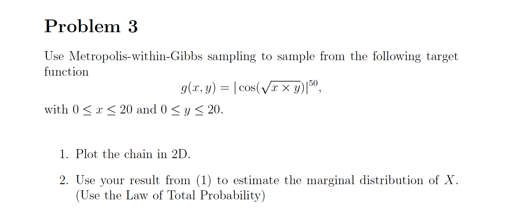 Solved Use Python Code to solveProblem 3Use | Chegg.com